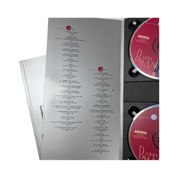 Media | Barry Manilow The Complete Collection And Then Some 4 Cd Vhs ...